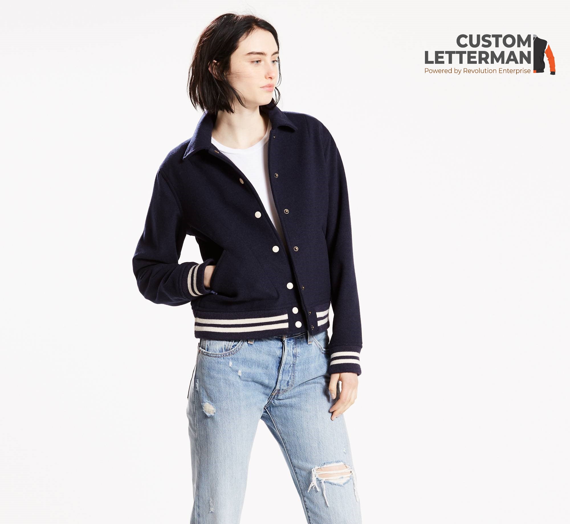 3 Tips While Dress Up with Double Stripe Jackets – Custom Letterman